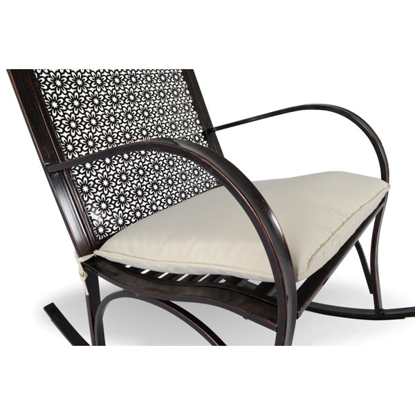 Tortuga Outdoor Metal Garden Rocker - 3Pc Set (2 rockers, 1 side table ...