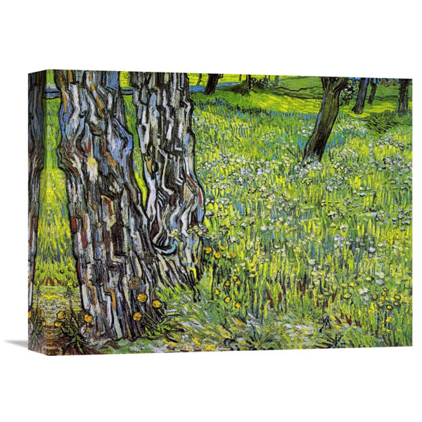 Vault W Artwork Pine Trees And Dandelions In The Garden Of Saint Paul ...