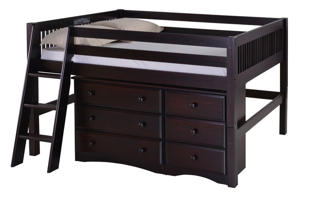 Harriet Bee Friedemar Twin Solid Wood Loft Bed by Harriet Bee | Wayfair