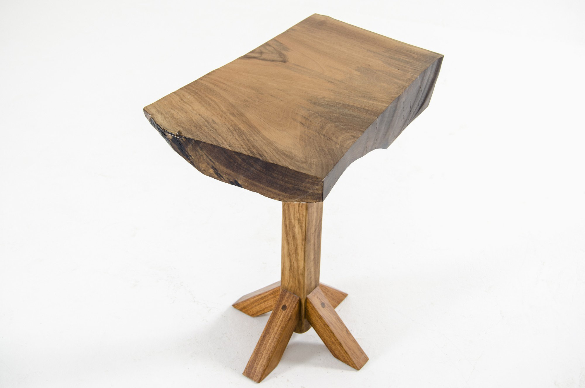 East Urban Home 23.6'' Tall Solid Wood Tree Stump End Table | Wayfair