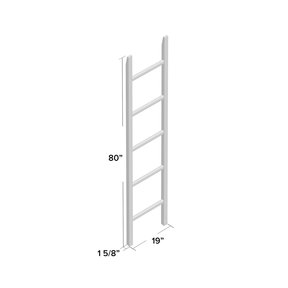 Union Rustic 80'' Tall Solid Wood Blanket Ladder & Reviews | Wayfair
