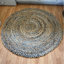 Birch Lane™ Round Geometric Handmade Handwoven Area Rug in Blue/Tan ...