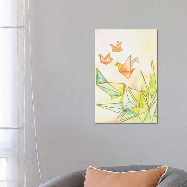 Ophelia & Co. Origami Cranes by - Wrapped Canvas Art Prints | Wayfair.co.uk