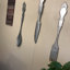 One Allium Way® 3 Piece Galvanized Metal Fork Spoon Knife Kitchen Wall ...