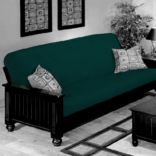 Rush Furniture Box Cushion Futon Slipcover | Wayfair