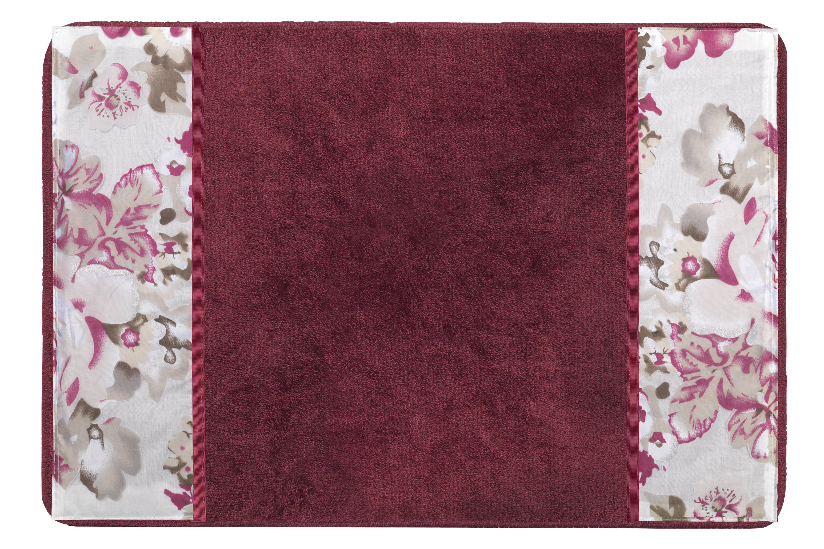 Popular Bath Products Secret Garden Rectangle Floral Bath Rug | Wayfair
