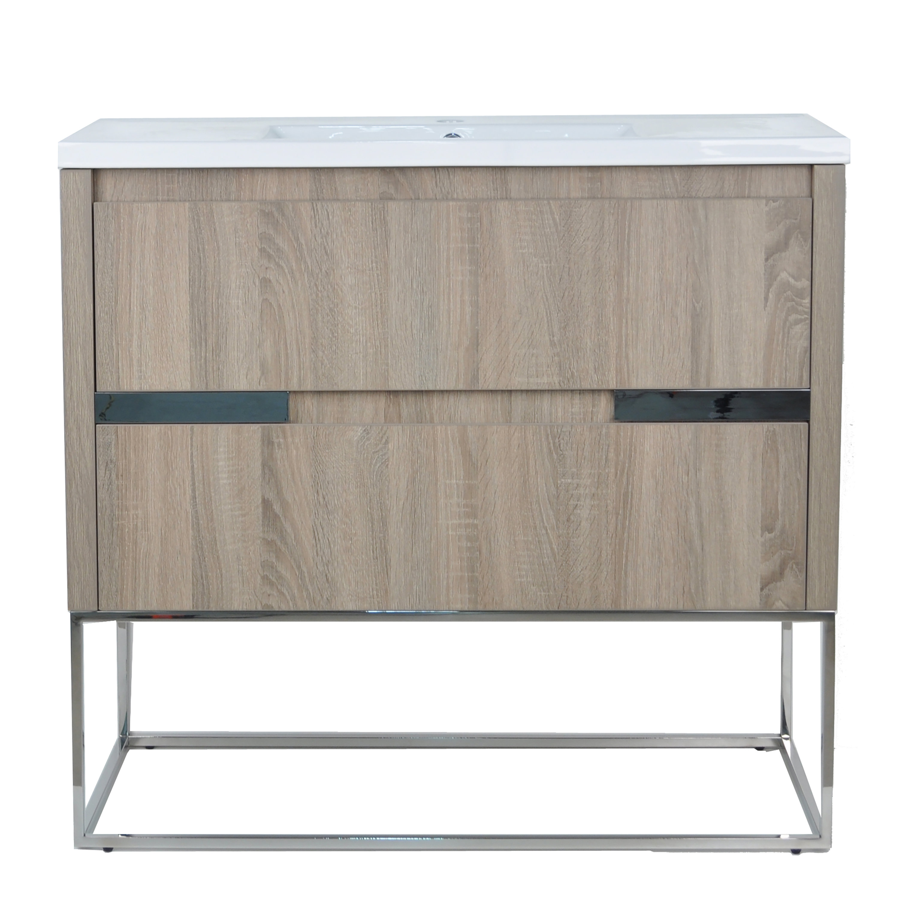 Ebern Designs Ajaylah 40'' Free-standing Single Bathroom Vanity with ...