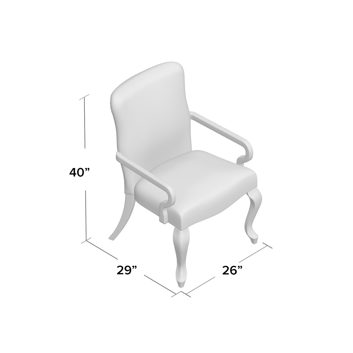 Highland Dunes Bunyard Goose Neck Arm Chair & Reviews | Wayfair