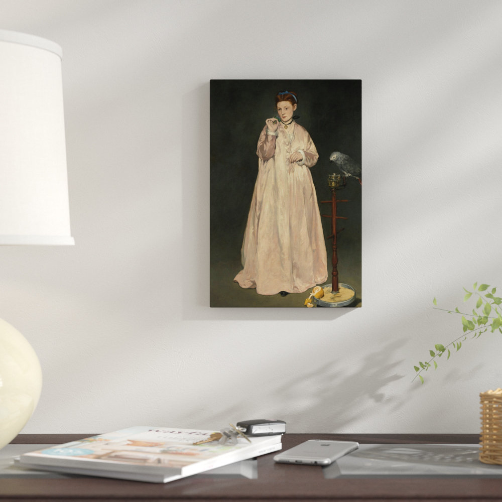 Vault W Artwork Young Lady In 1866 by Edouard Manet - Unframed Print on ...