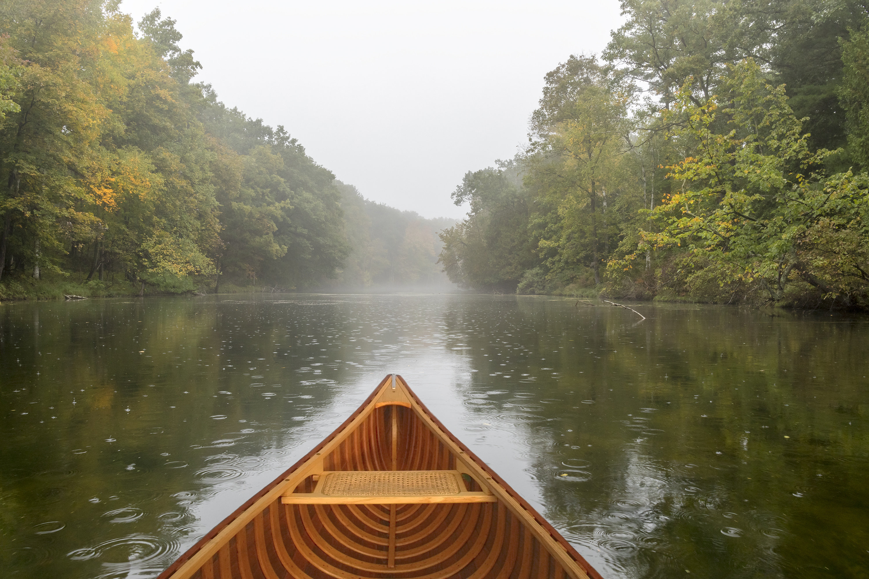 Union Rustic Cedar Canoe - Wrapped Canvas Photograph | Wayfair.co.uk