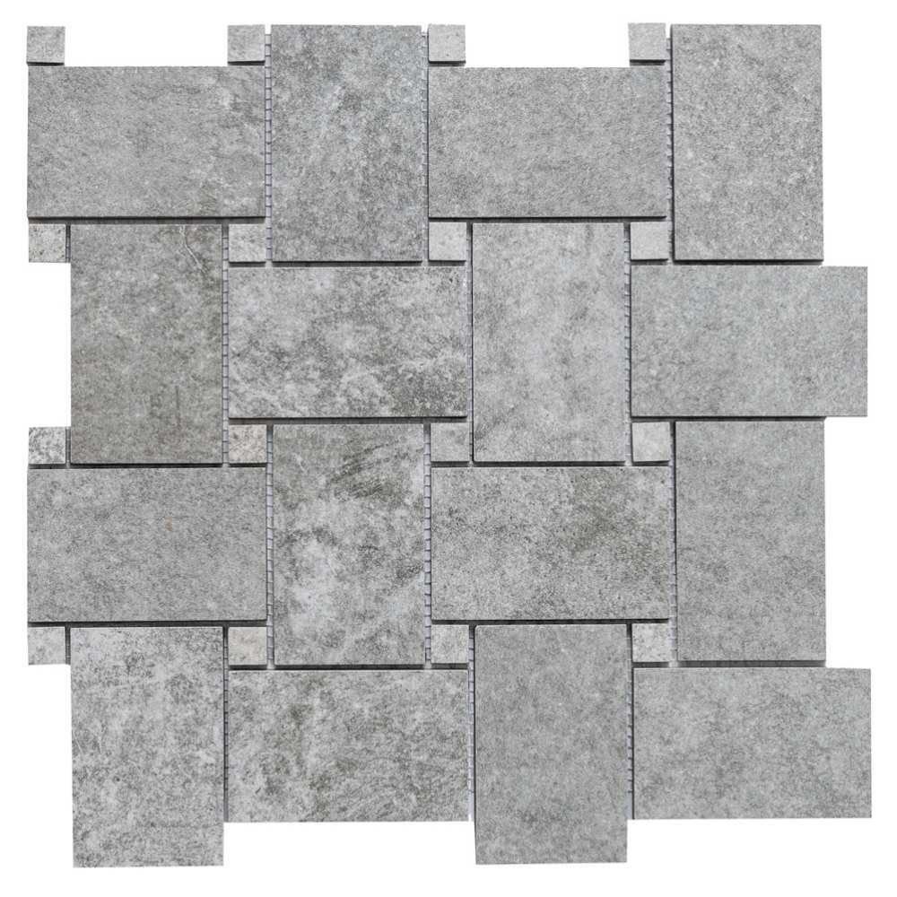 Long Island Mosaics & Tile The Wilds 2" x 4" Porcelain Basketweave Wall ...