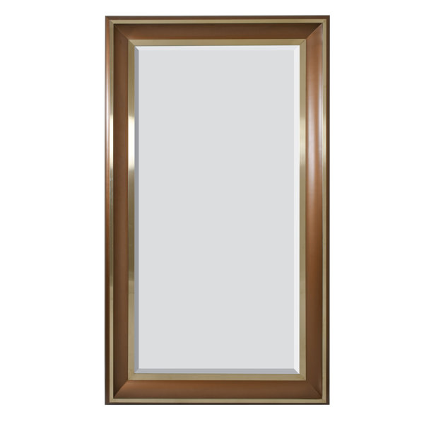 AFD Home Sterling Mirror Umber with Gold Metal Accent | Wayfair