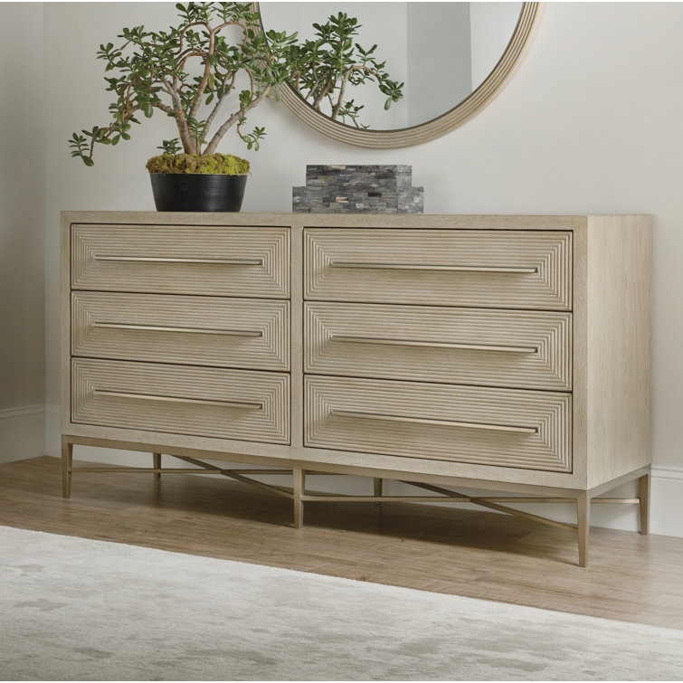 Hooker Furniture Cascade 6 - Drawer Dresser | Wayfair