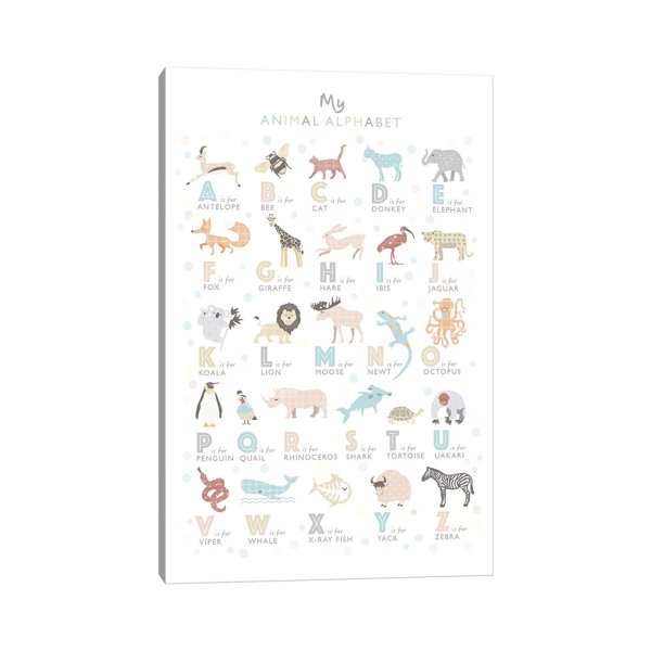 Maturi Neutral Animal Alphabet | Wayfair.co.uk