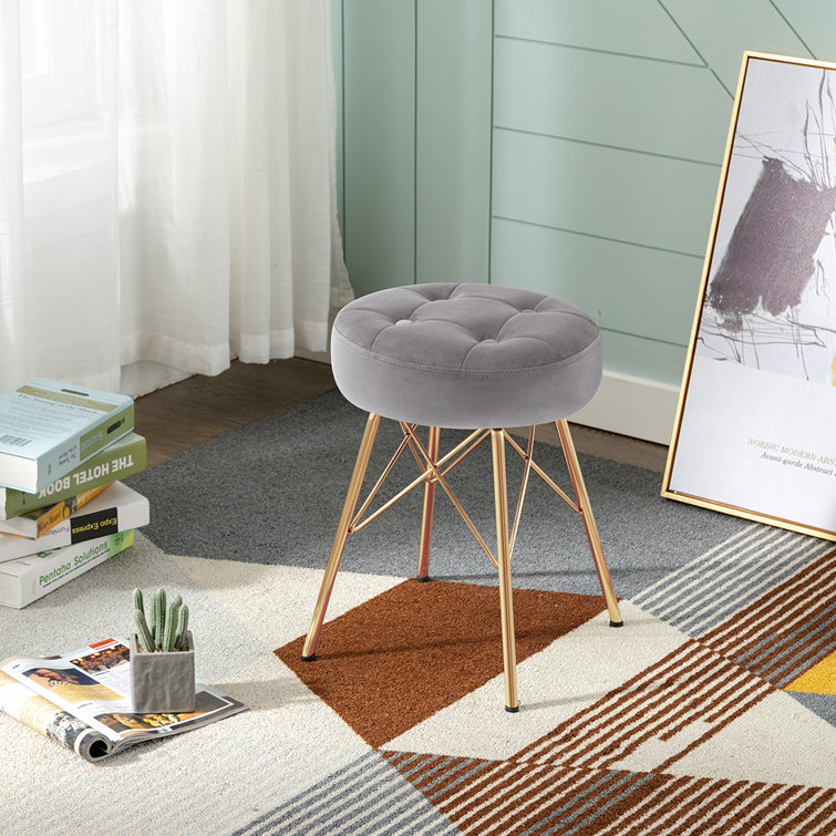 Mercer41 Foerster 19'' Tall Iron Accent Stool & Reviews | Wayfair