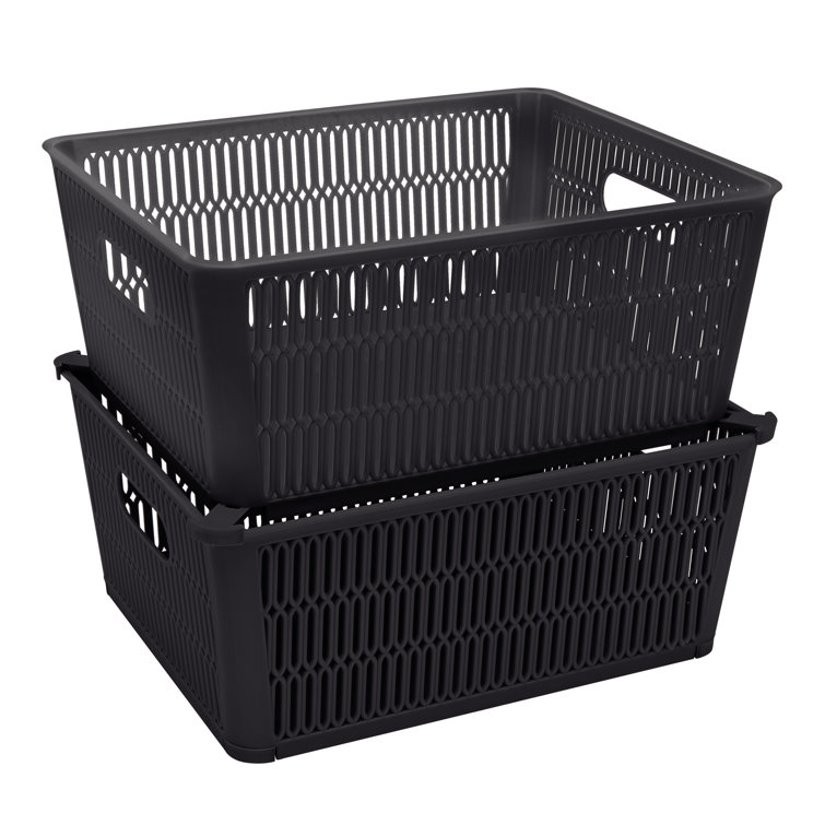 Rebrilliant Slide Plastic Bin Set & Reviews | Wayfair