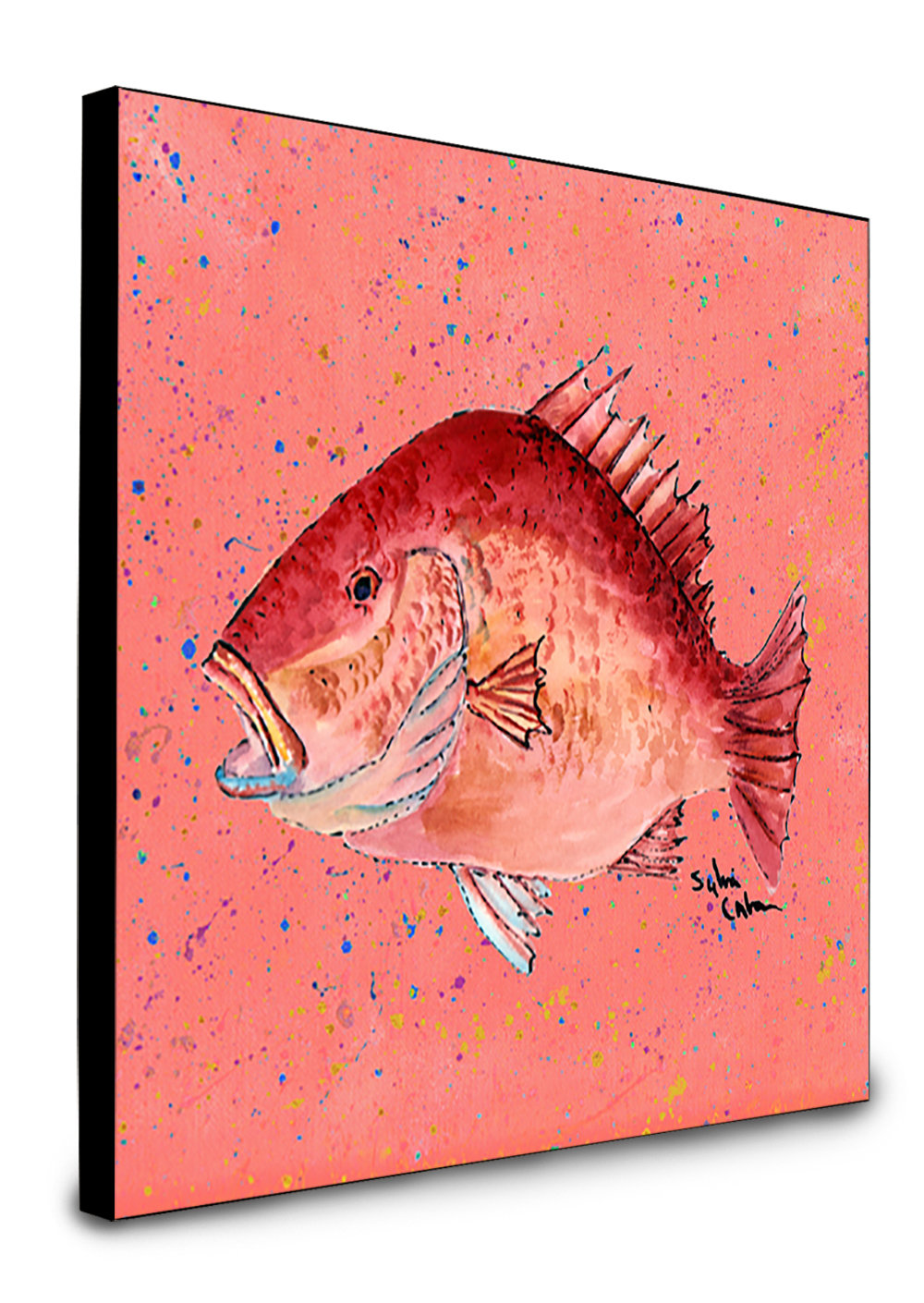 Harriet Bee Alleana Strawberry Snapper Artwork Wall Panel | Wayfair