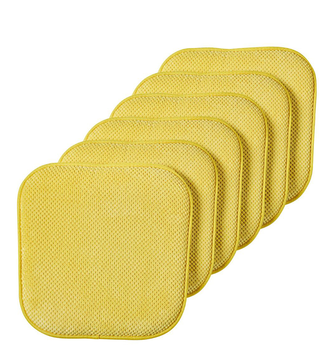 Ebern Designs Comfy Seating Ebern Designs 6 - Piece Chair Pad 16'' W x ...