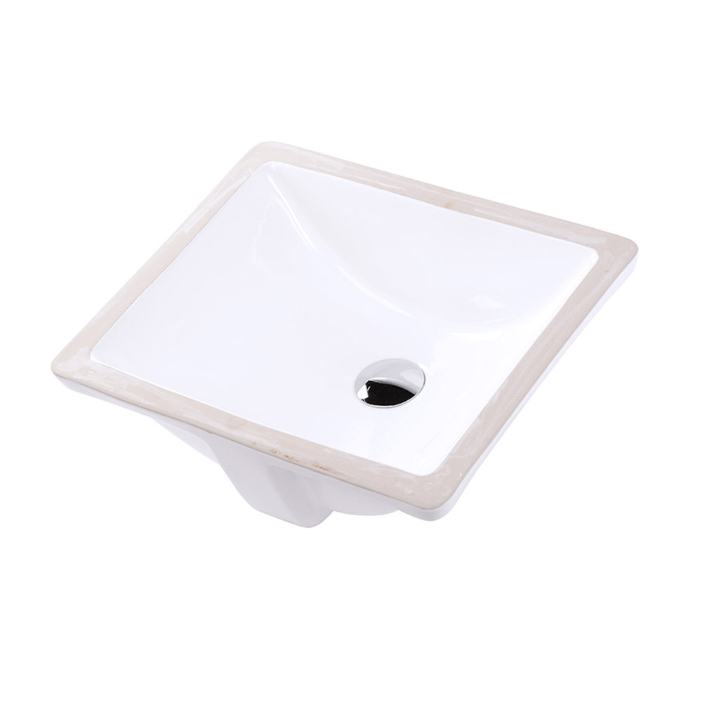 LACAVA Spring Square Undermount Sink and Overflow | Wayfair