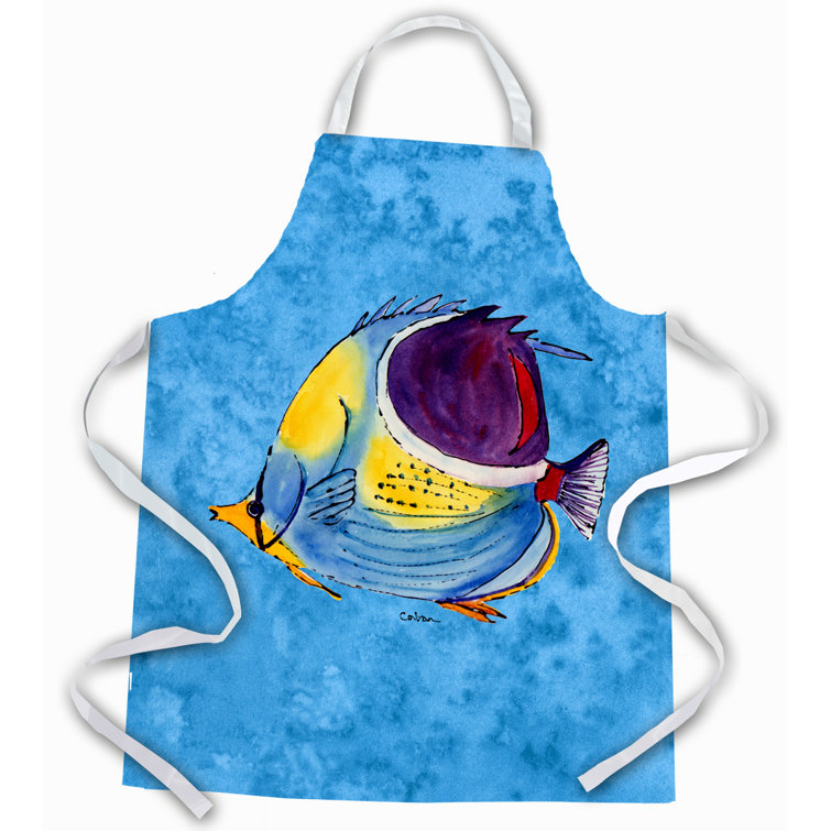 Highland Dunes Fish Tropical Apron | Wayfair