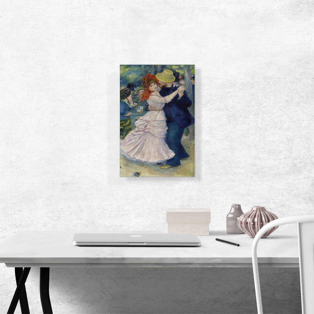ARTCANVAS Dance At Bougival 1883 by Pierre-Auguste Renoir - Wrapped ...
