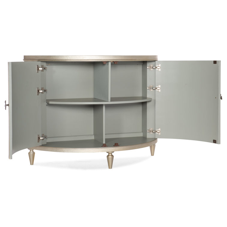 Hooker Furniture Melange Half Circle Accent Cabinet | Perigold