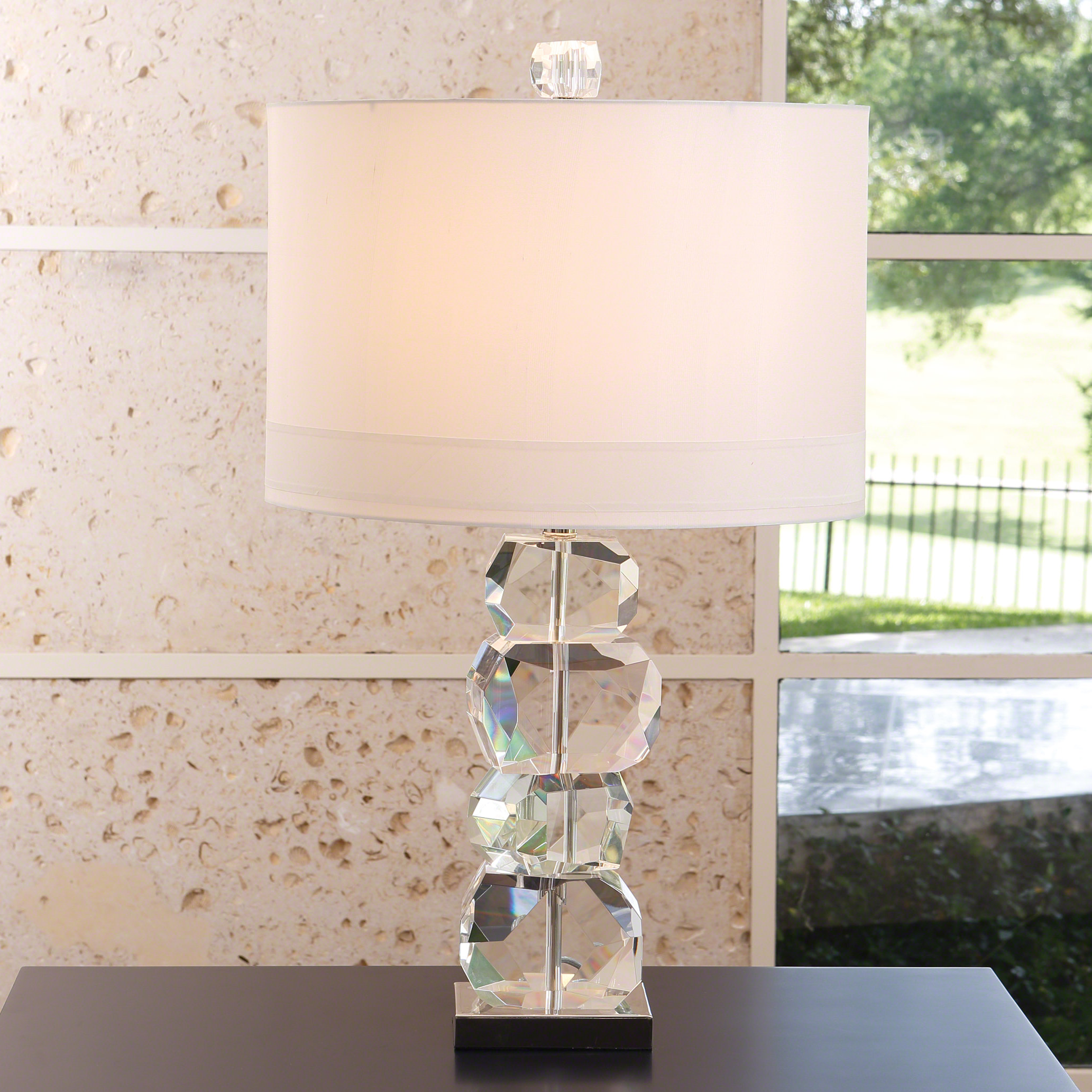 Global Views Stacked Gemstone Lamp-Short | Wayfair