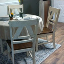 Laurel Foundry Modern Farmhouse Rivington 4 - Person Solid Wood Dining ...