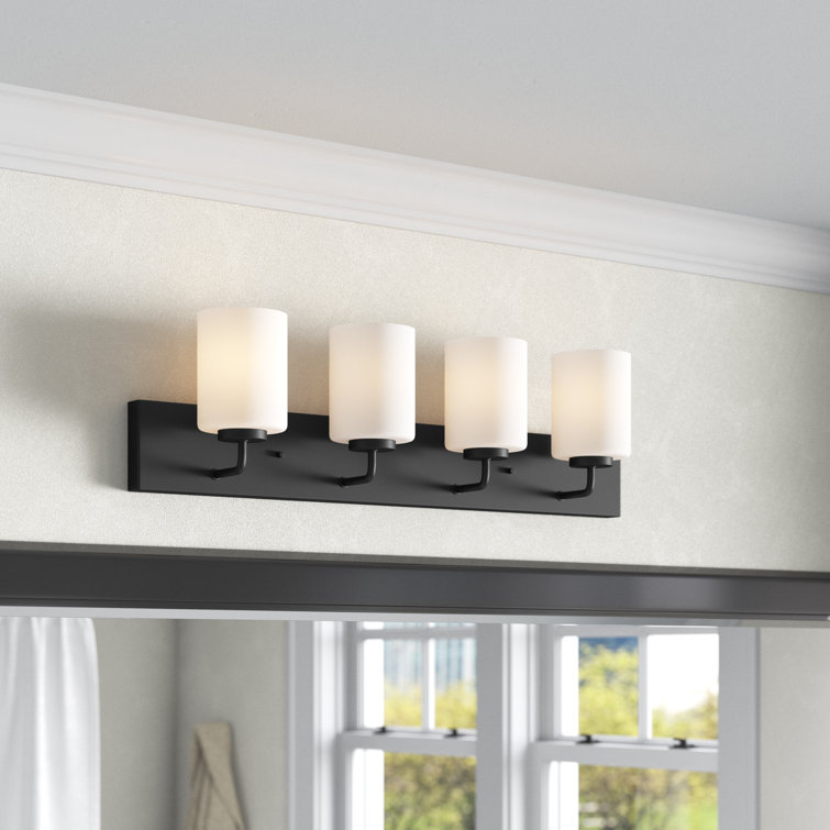 Wade Logan® 4 - Light Dimmable LED Vanity Light & Reviews | Wayfair