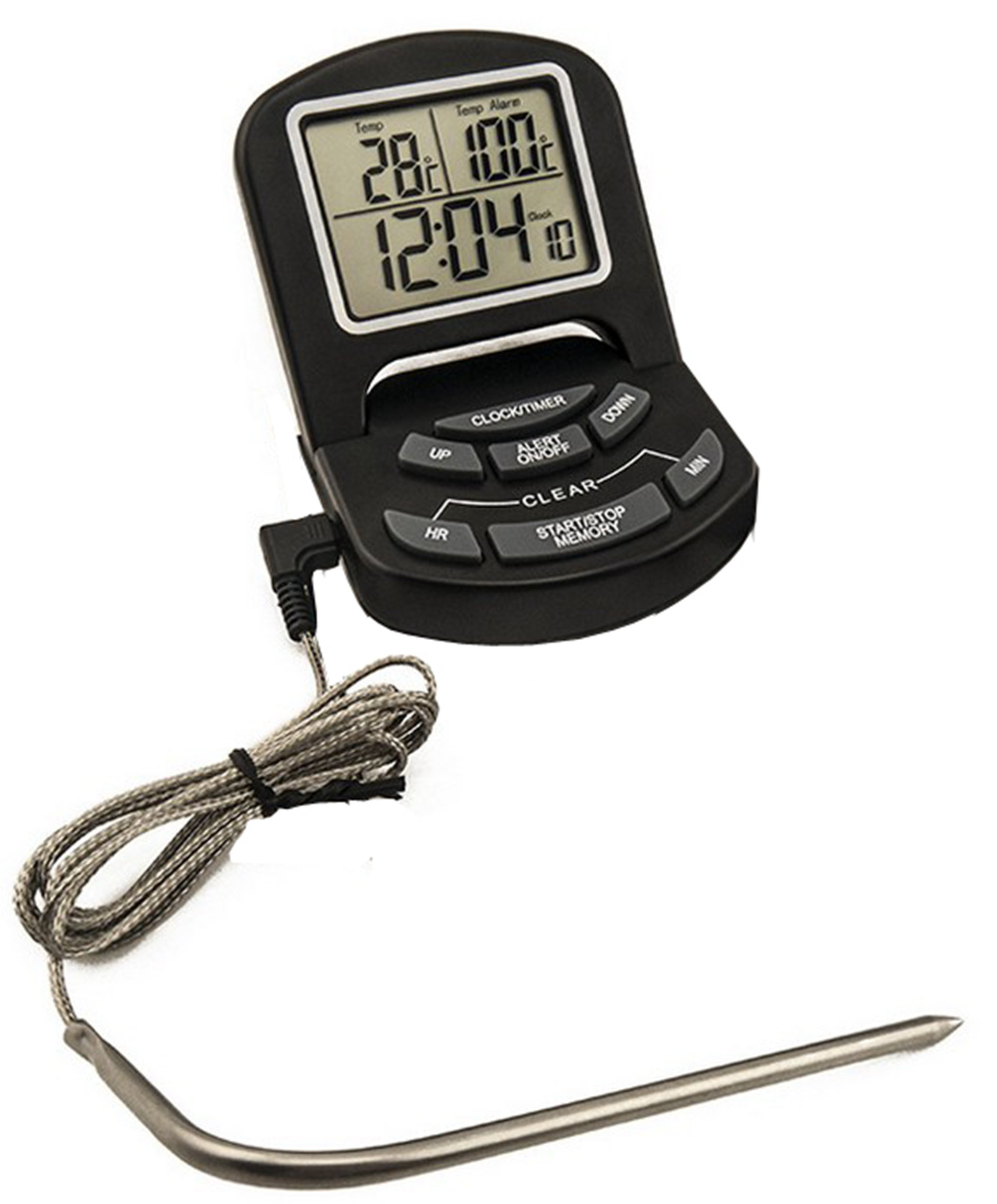 Fixturedisplays Digital Kitchen MeatThermometer Probe For BBQ, Oven ...