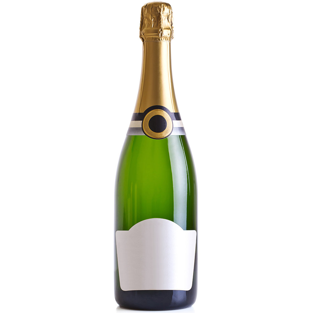 Wet Paint Printing Champagne Bottle Cardboard Standup | Wayfair