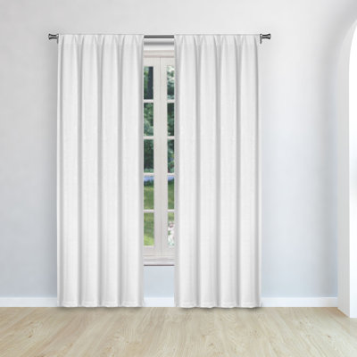 Top And Bottom Rod Curtains | Wayfair