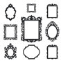 The Decal Guru Antique Picture Frames Wall Decal & Reviews | Wayfair