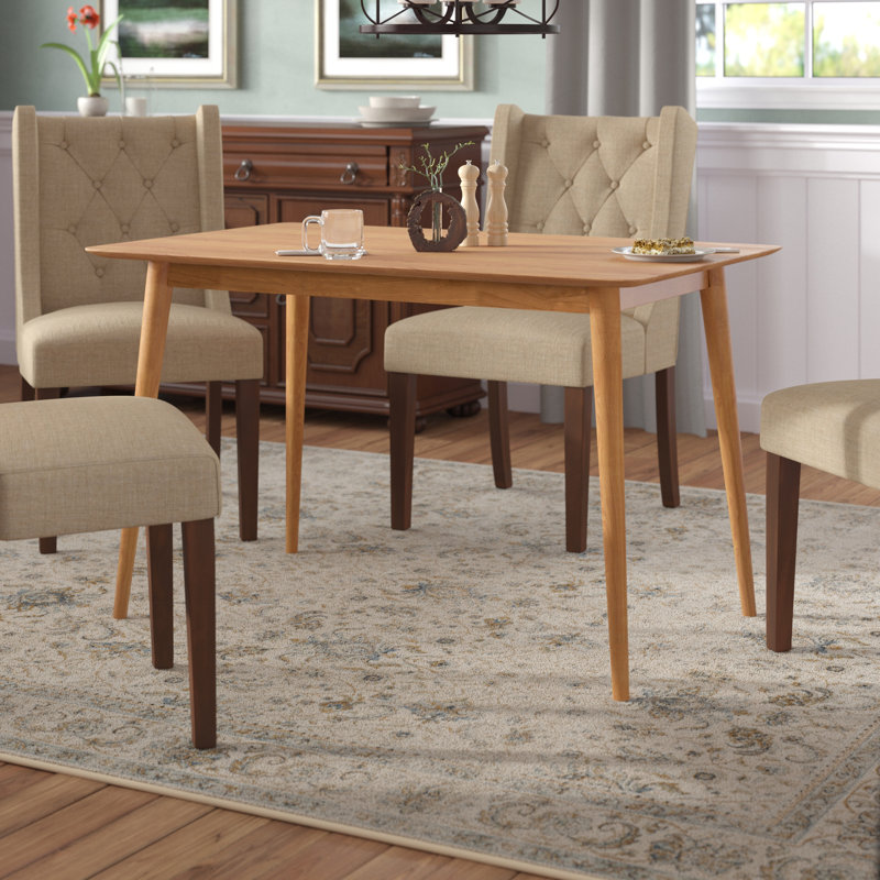 Corrigan Studio® Goodyear Solid Wood Dining Table & Reviews | Wayfair