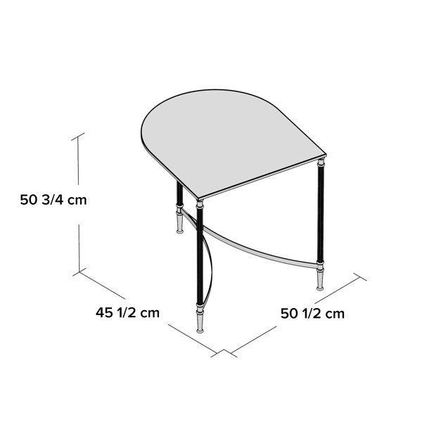 Fairmont Park Cerulean Side Table & Reviews | Wayfair.co.uk