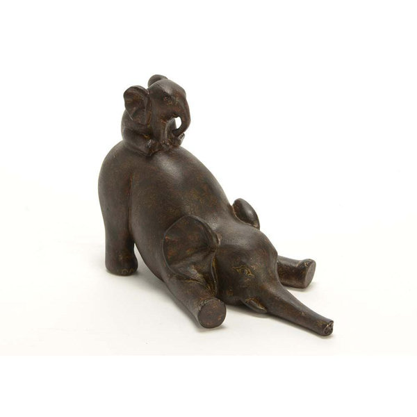 Latitude Vive Mom and Baby Resin Elephants Mccampbell Figurine ...