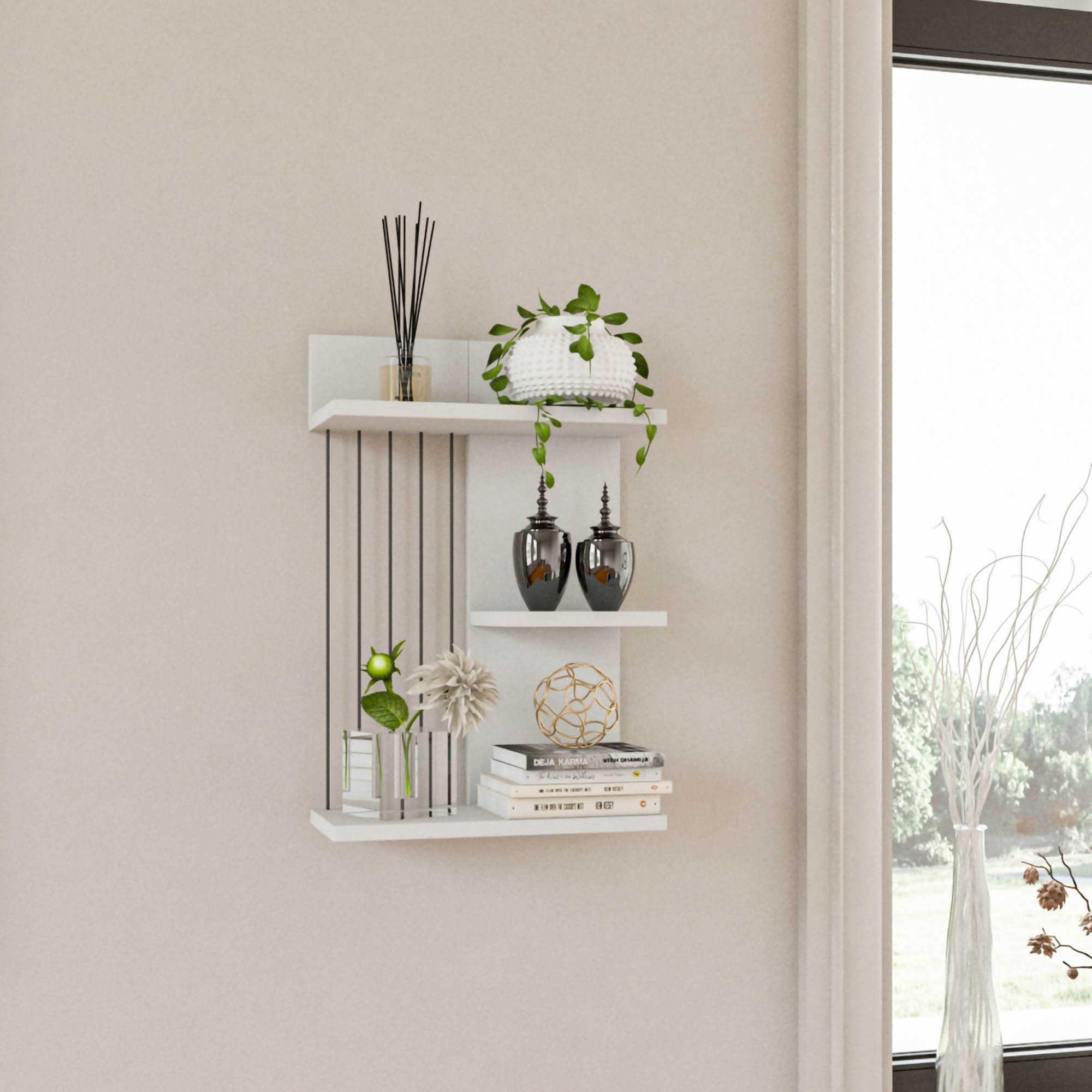 Latitude Run® 3 Piece Tiered Shelf | Wayfair