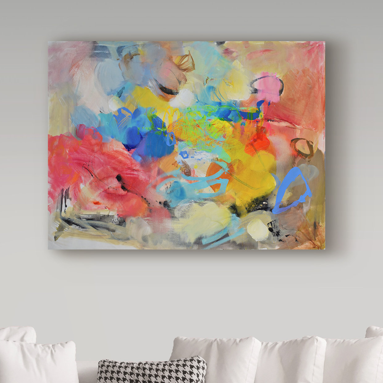 Trademark Art Gabi Ger Oil Paint by Gabi Ger - Wrapped Canvas Print ...