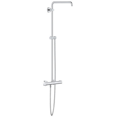 GROHE Euphoria® Thermostatic Shower System with Rough-in Valve and ...