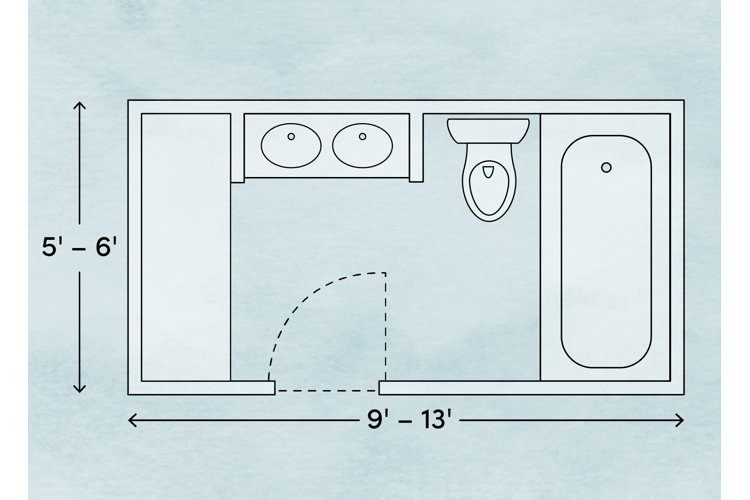 Bathroom Space Planning: Bathroom Layouts | Wayfair