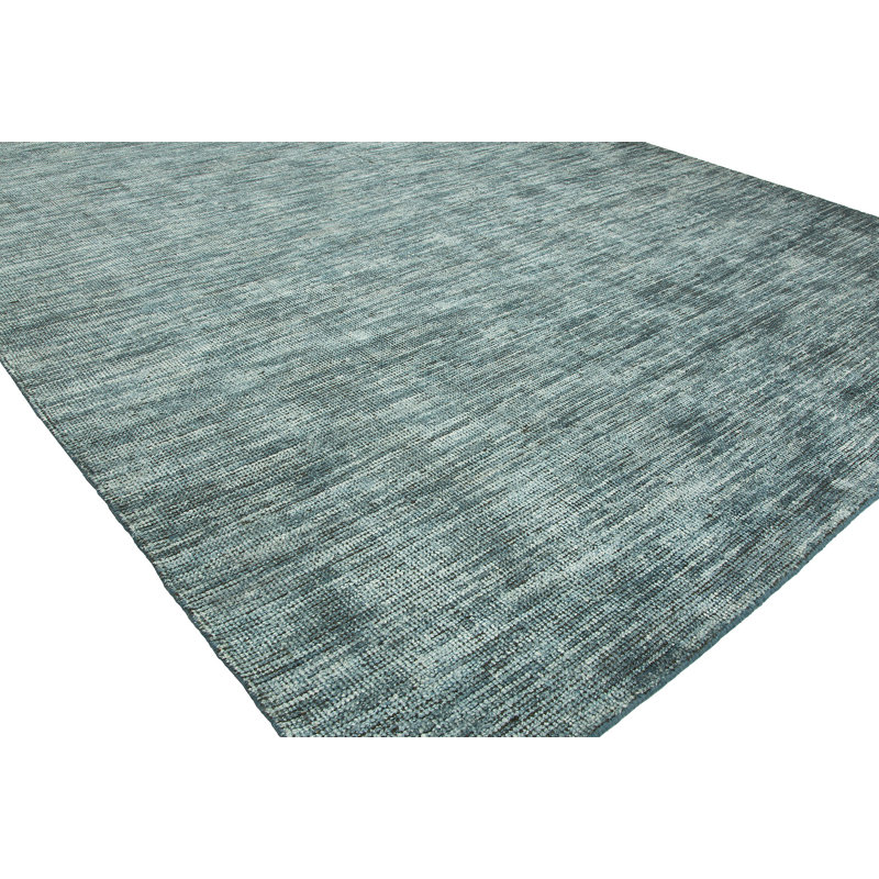 Ebern Designs Neva Handmade Flatweave Wool Blue/Turquoise Rug & Reviews ...