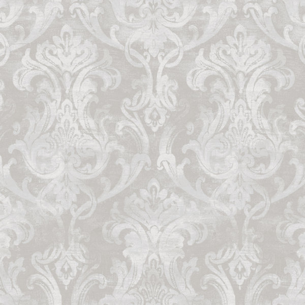 Charlton Home® Adrius Damask Wallpaper - Wayfair Canada