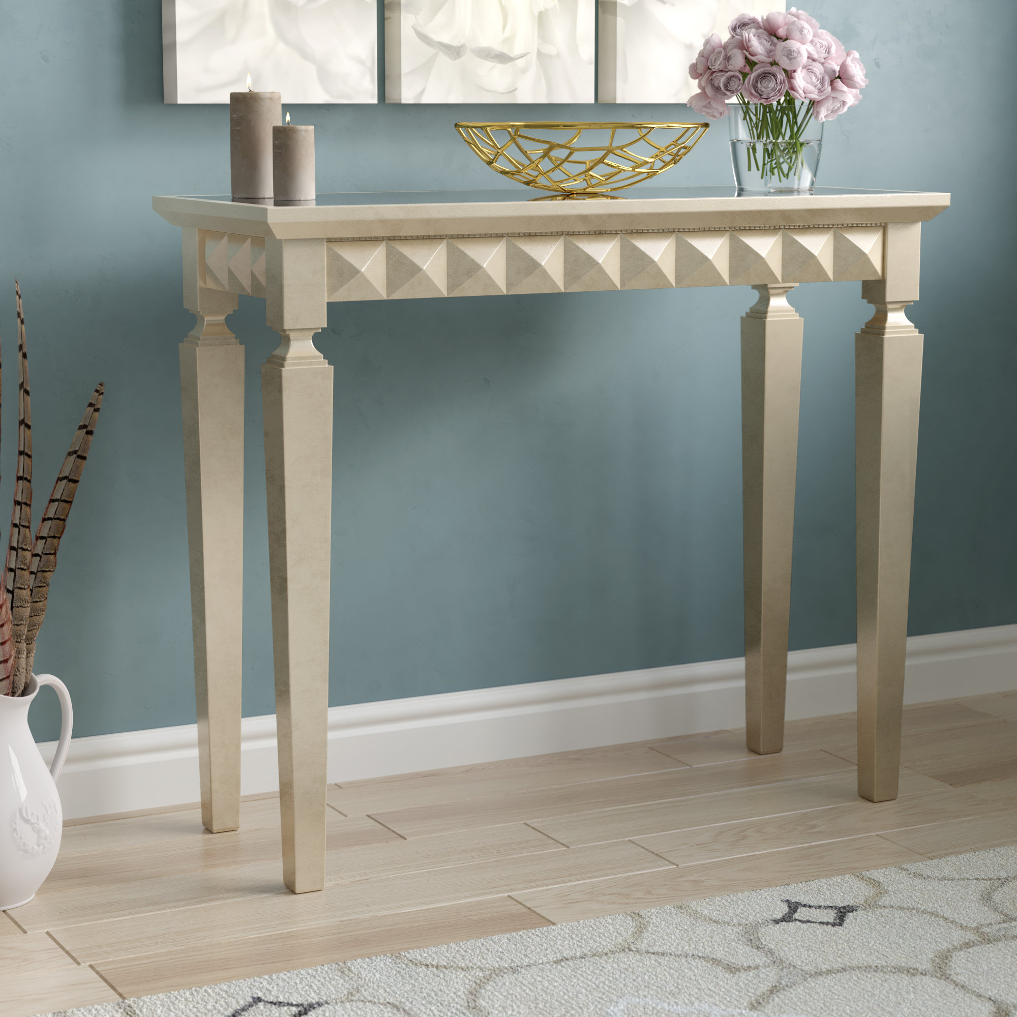 House of Hampton® Dempster 37'' Console Table & Reviews | Wayfair