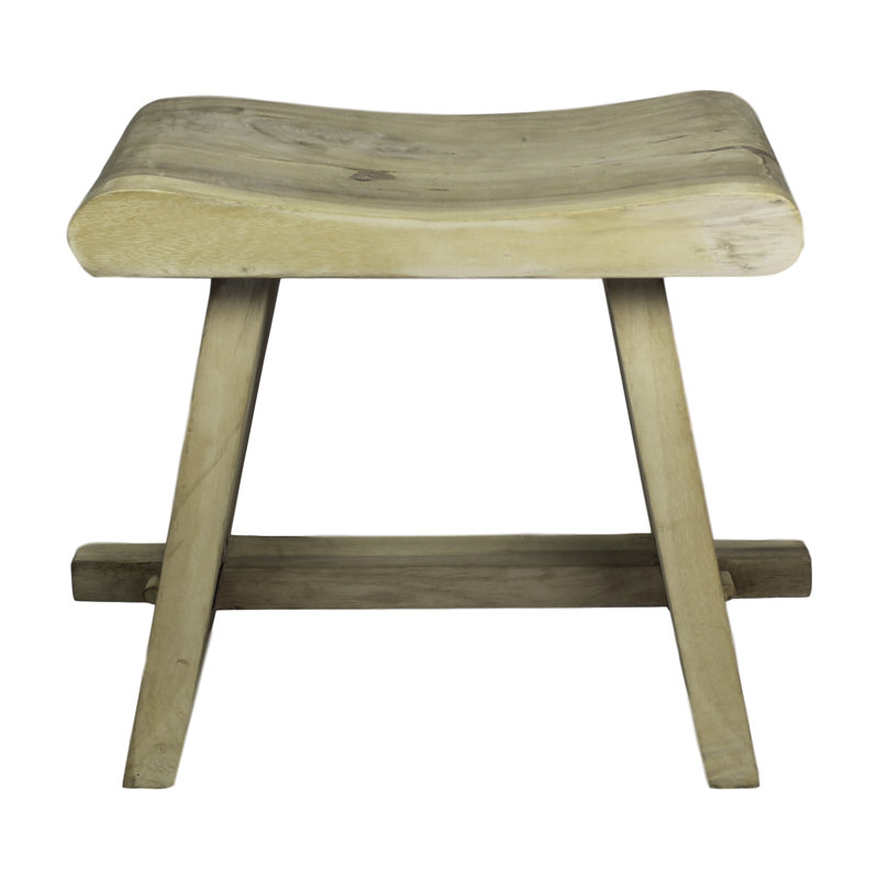Union Rustic Yellow Pine 47Cm Tall Solid Wood Stool & Reviews | Wayfair ...