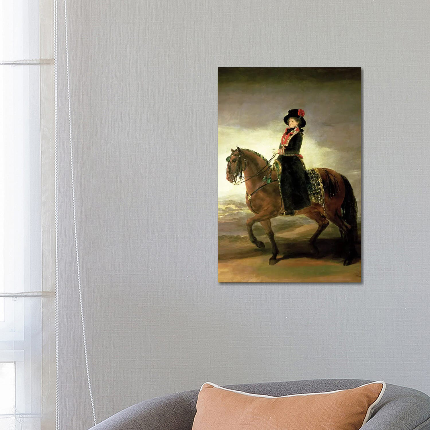 August Grove Equestrian Portrait Of Queen Maria Luisa (Wife Of King ...