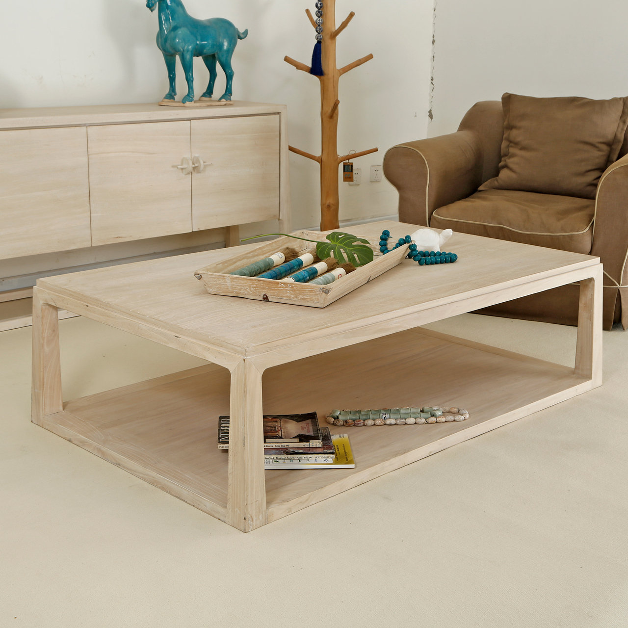 Lily's Living Casa Solid Wood Frame Coffee Table | Wayfair