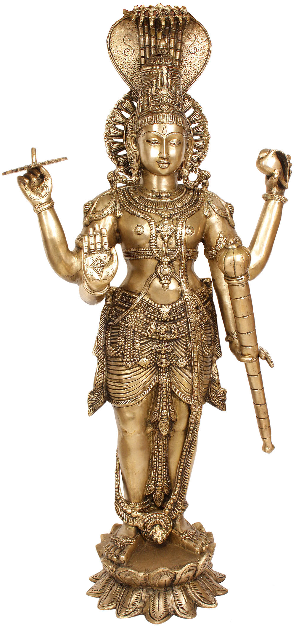 Exotic India Lord Vishnu Statue | Wayfair