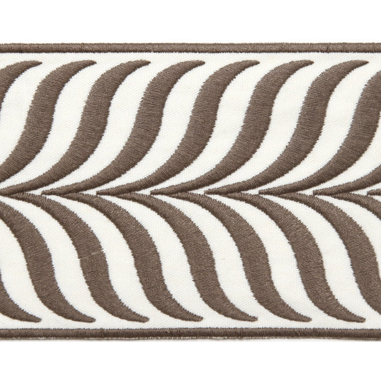 EuropaTex Crest Leaf Fabric | Wayfair