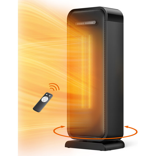 Paris Rhône 1500 Watt Electric Tower Space Heater with Remote Included ...