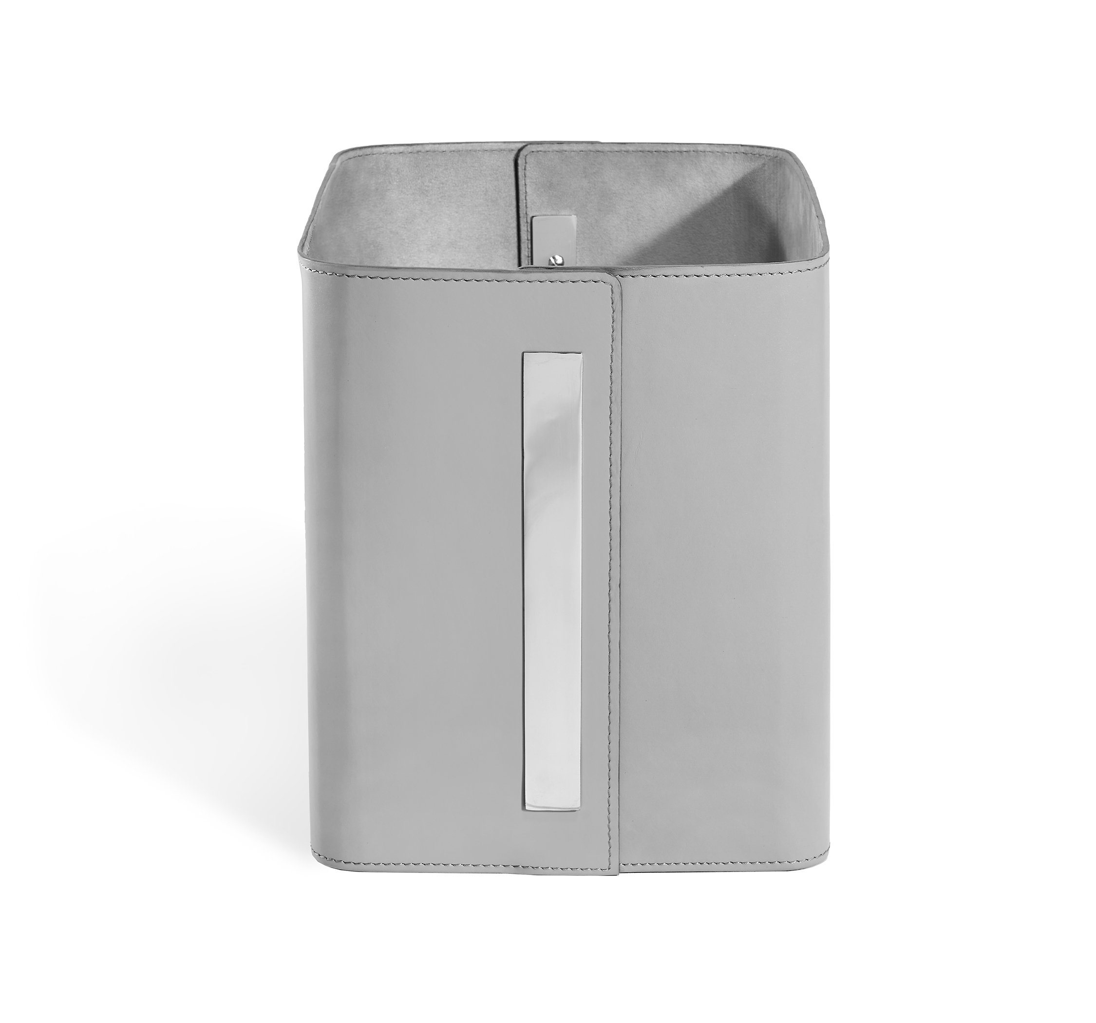 Interlude Portia Faux Leather Basket | Wayfair